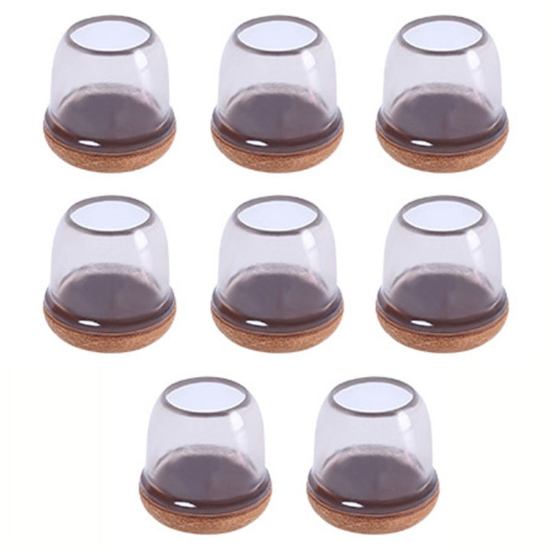 → 8 Stk Dupsko til Stoleben – Sort/Brun med Filtpude | Fri Fragt