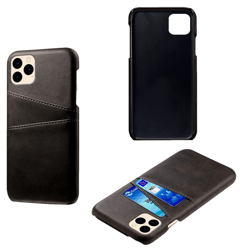 → iPhone 12 Mini Hard Case Cover med Kreditkortlommer | Gratis Fragt