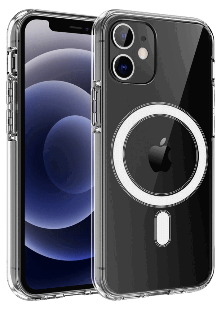 → iPhone 12 / 12 Pro Gennemsigtigt Cover med MagSafe