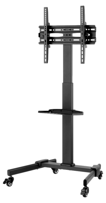 → TV Stander med hjul og hylde til 37"-70" fjernsyn | Fri Fragt
