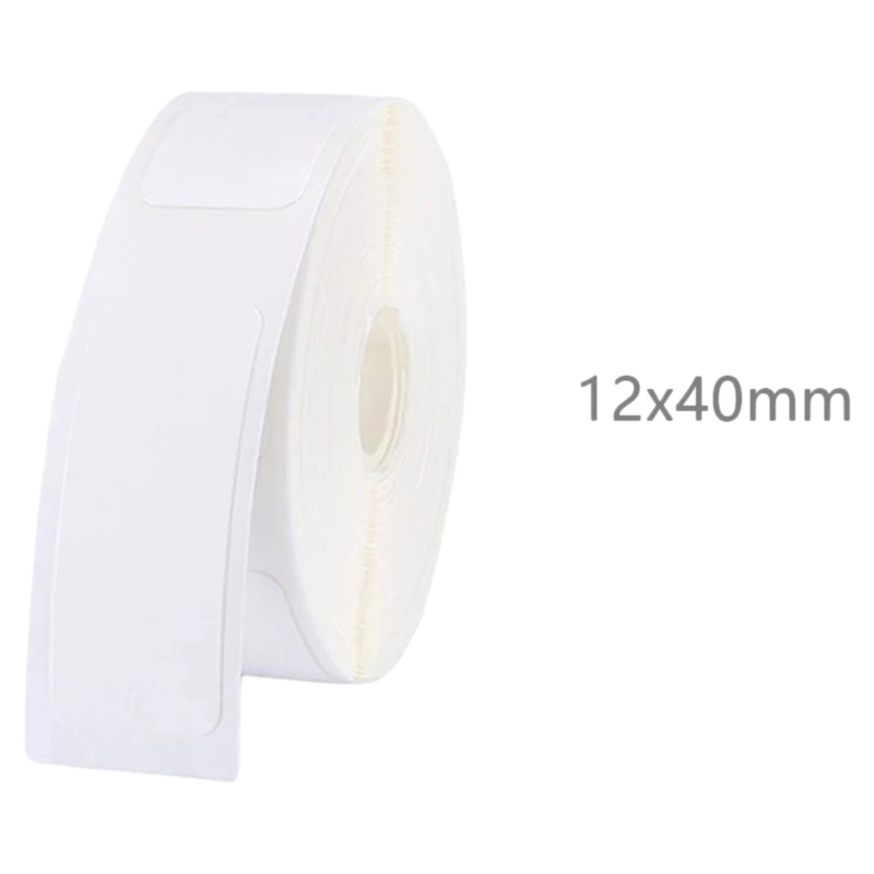 → 12x40mm Label Printerpapir til MiniPrinter | Fri Fragt