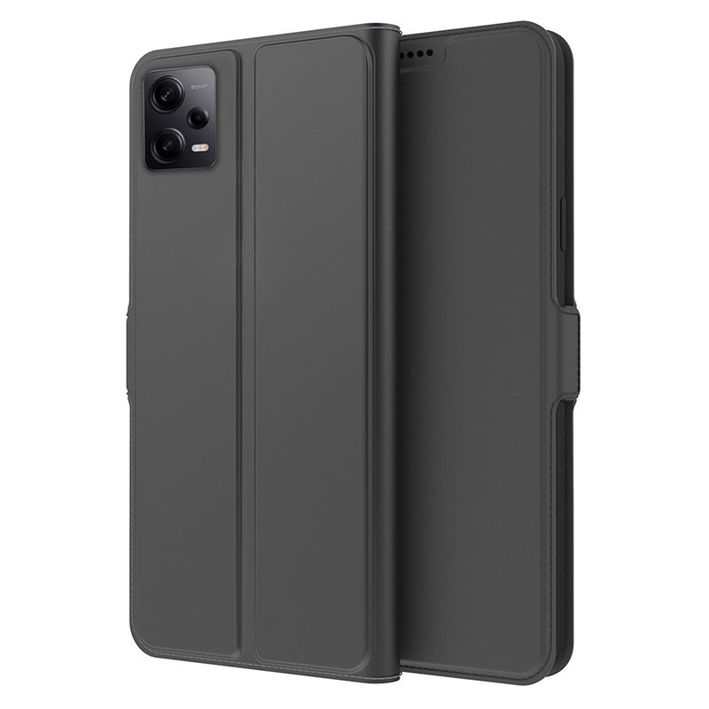 → PU Læder Flip Cover til Xiaomi Redmi Note 12 Pro 5G | Gratis Fragt