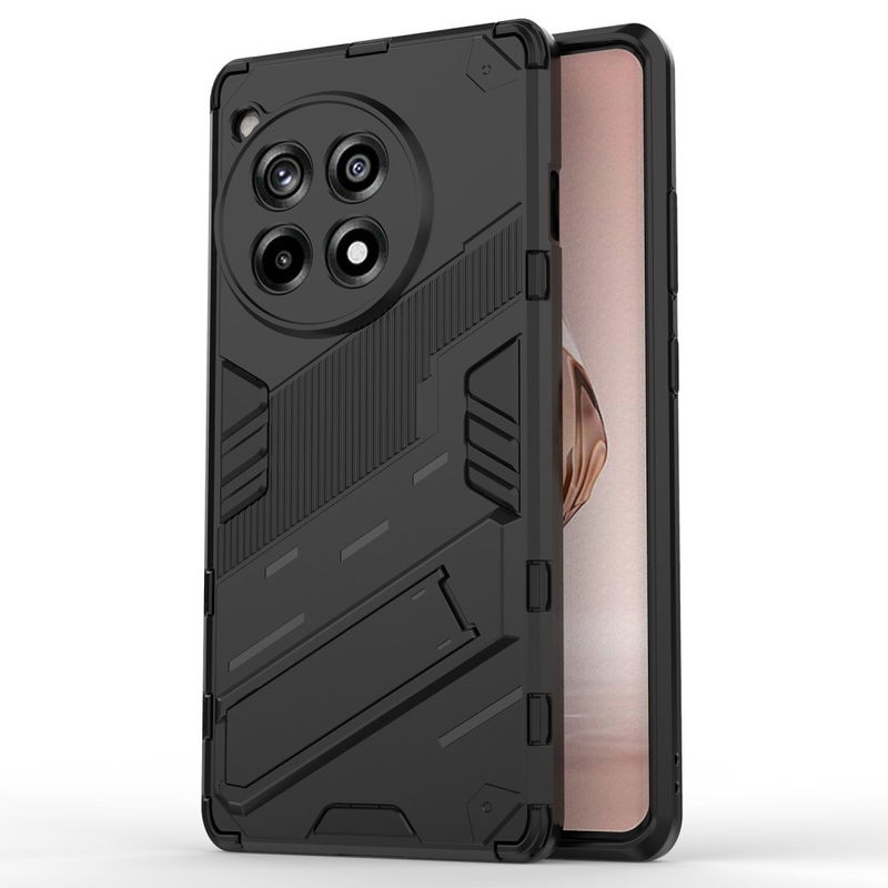 → OnePlus 12R 5G Robust Sort Case med Kickstand | Fri Fragt