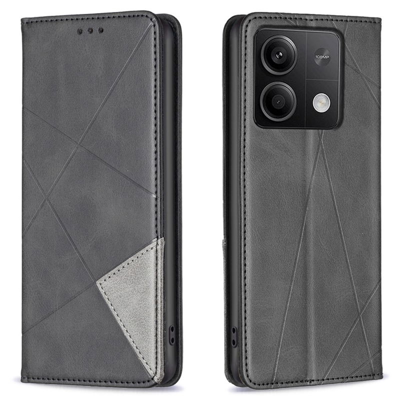 → Xiaomi Redmi Note 13 5G Flip Cover med Lomme | Fri Fragt
