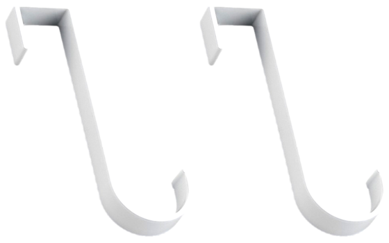 → Dobbelt Aluminium Krog i Hvid, 2 Stk - Gratis Fragt"