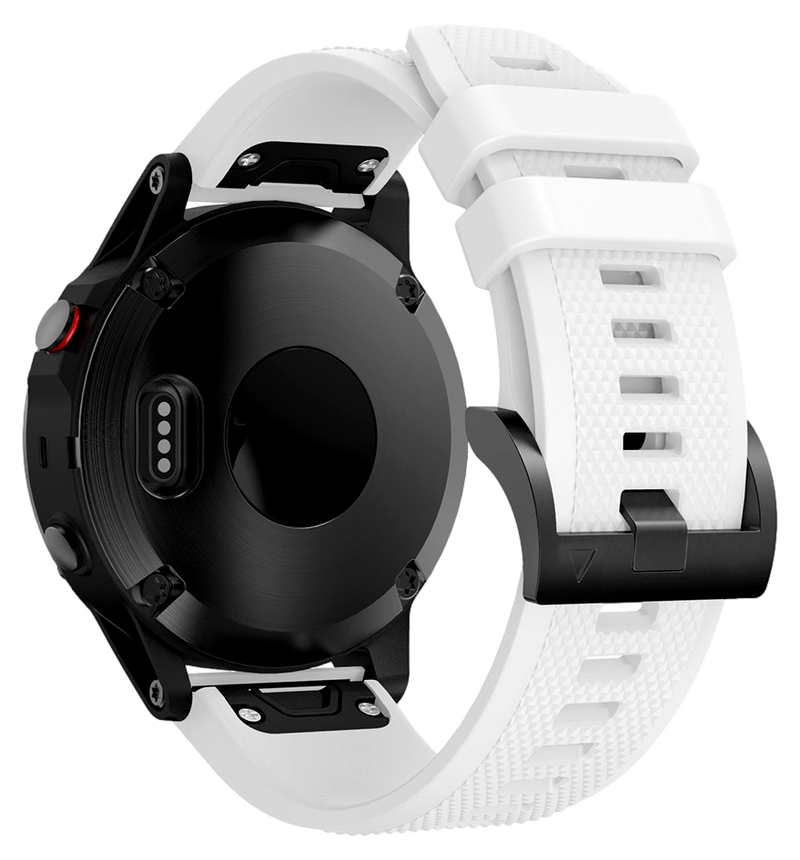 → Hvid Silikone Rem til Garmin MARQ - Gratis Levering! → Hvid Silikone Rem til Garmin MARQ - Gratis Levering!