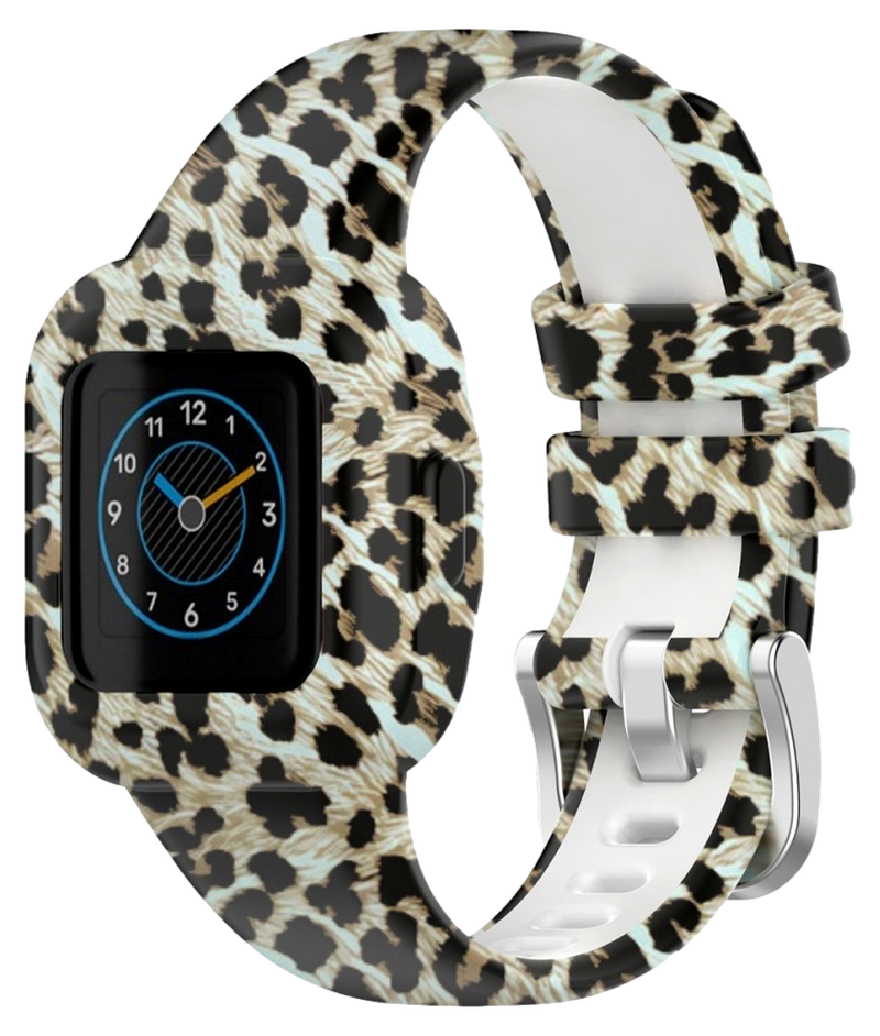 → Mønstret Silikone Rem til Garmin Vivofit Jr 3 - Leopard Print → Mønstret Silikone Rem til Garmin Vivofit Jr 3 - Leopard Print