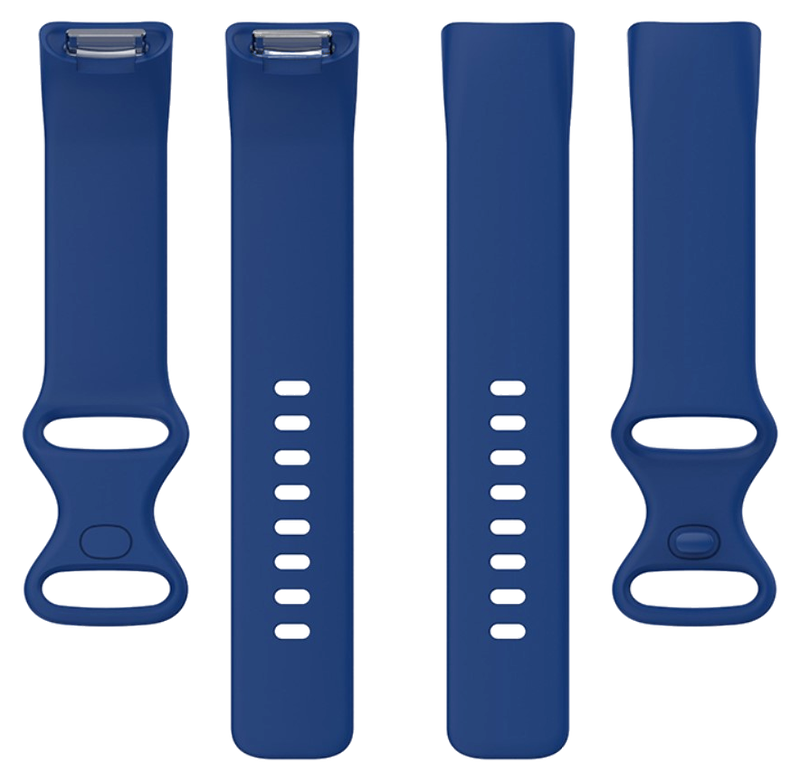 → Silikone Rem til Fitbit Charge 5 / 6 - Small, Mørkeblå | Fri Fragt!