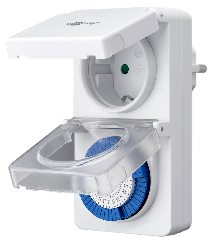 → 2-Pak Udendørs Tænd & Sluk Ure | Gratis Fragt