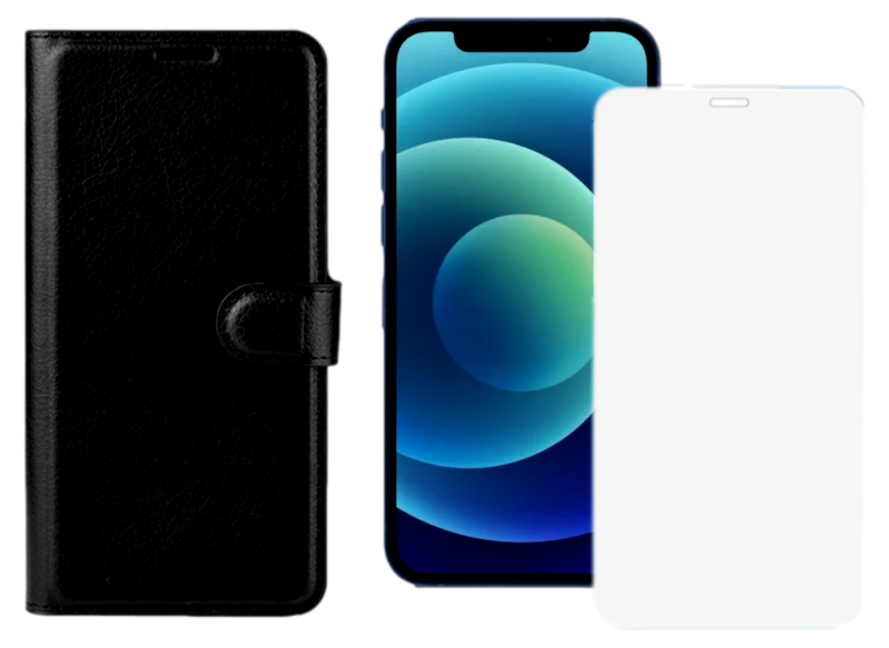 → iPhone 12 / 12 Pro Flip Cover & Skærmbeskyttelse - Fri Fragt