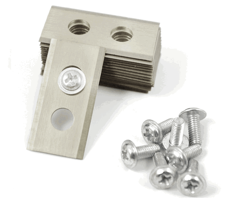 → 12-Pak Rustfri Stål Knive til Einhell / Kress Robotplæneklipper ...